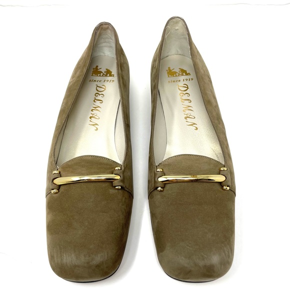 Delman | Shoes | Delman Suede Flats Made In Spain Size 7n | Poshmark
